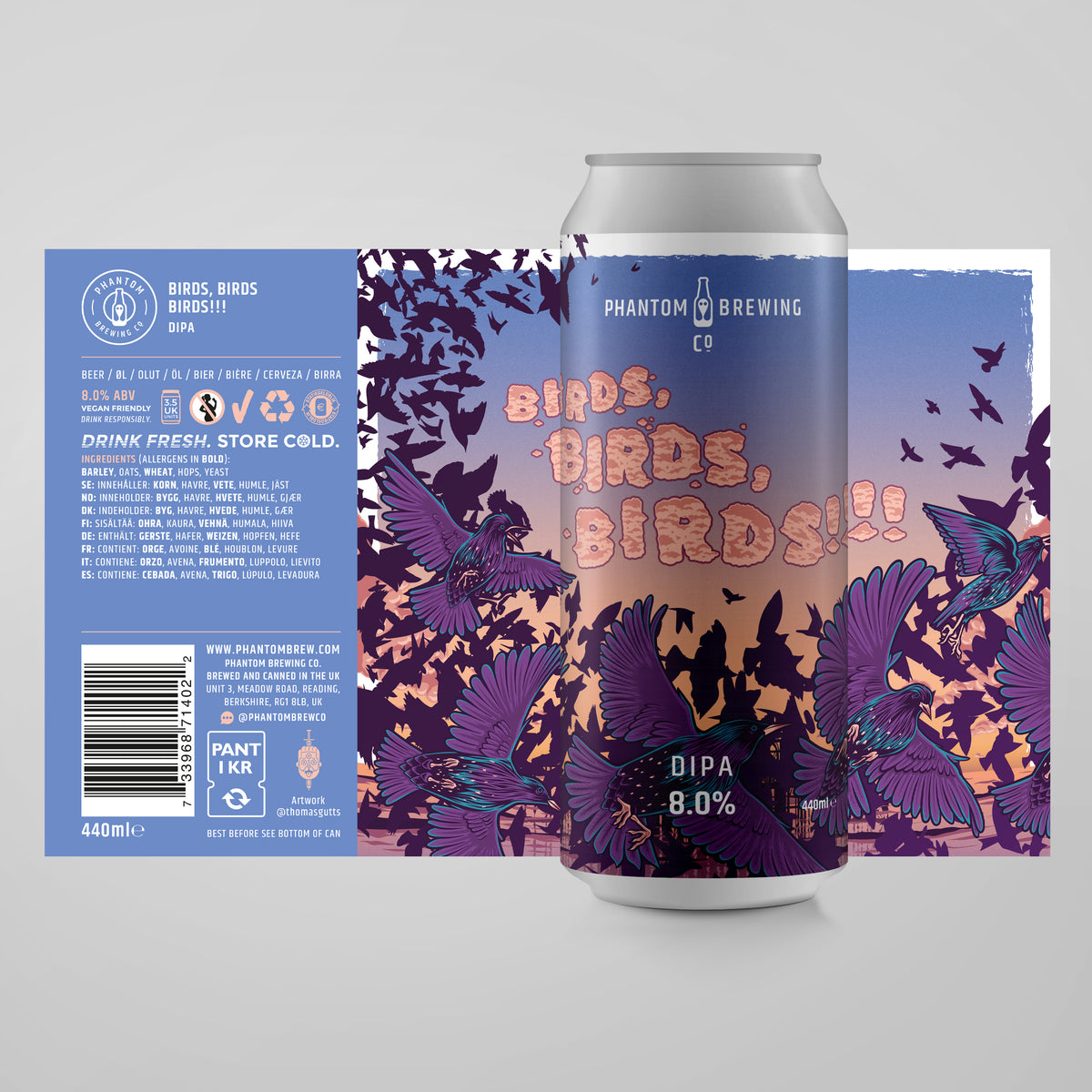 Birds, Birds, Birds!!! 6 Pack – Phantom Brewing Co.